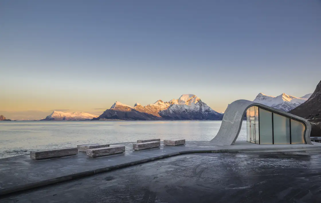 This Concrete Rest Stop Will Make You Want to Visit Norway - Dwell