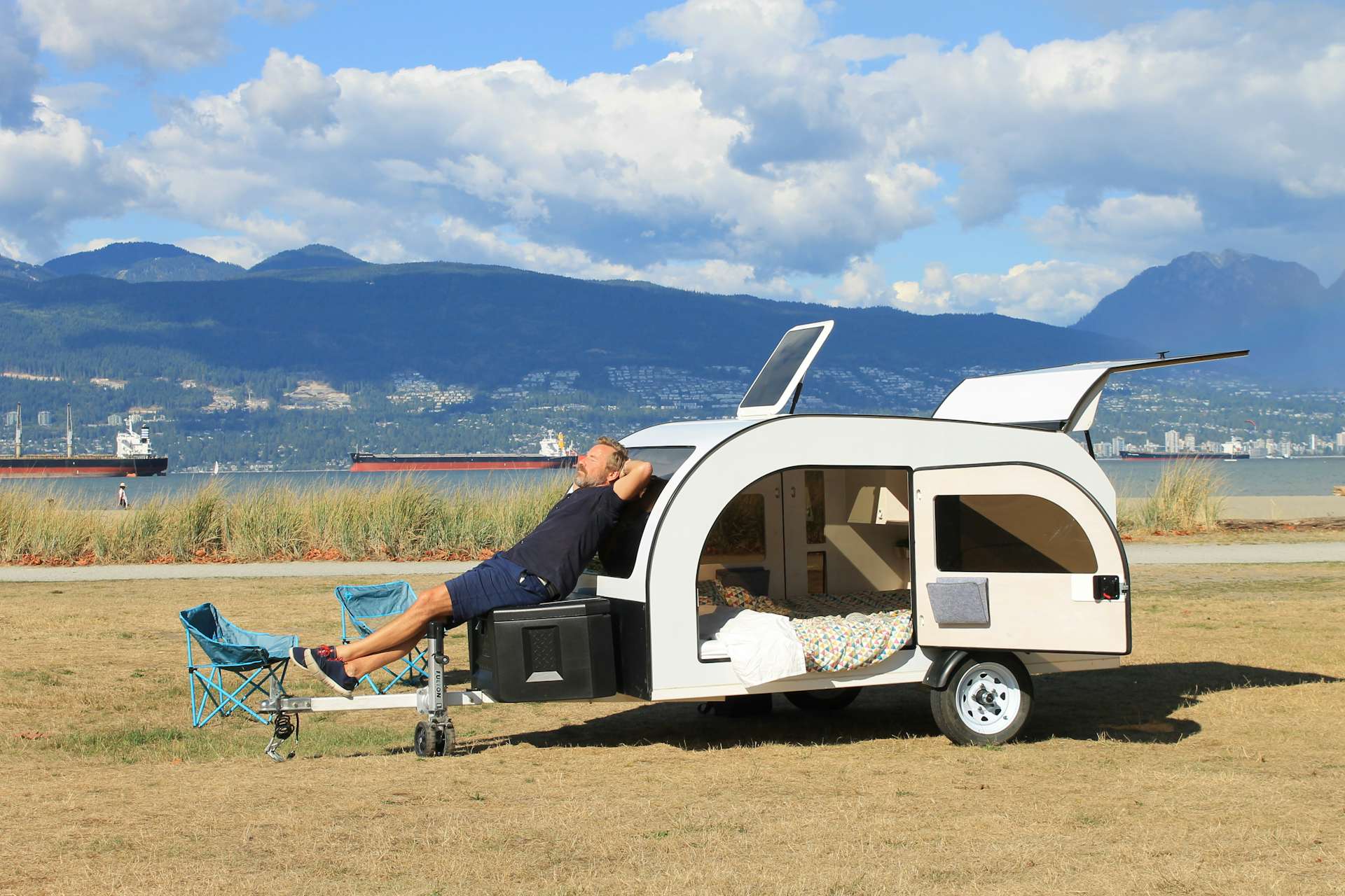 This Tiny Teardrop-Shaped Trailer Is Ready For Big Adventures - Dwell