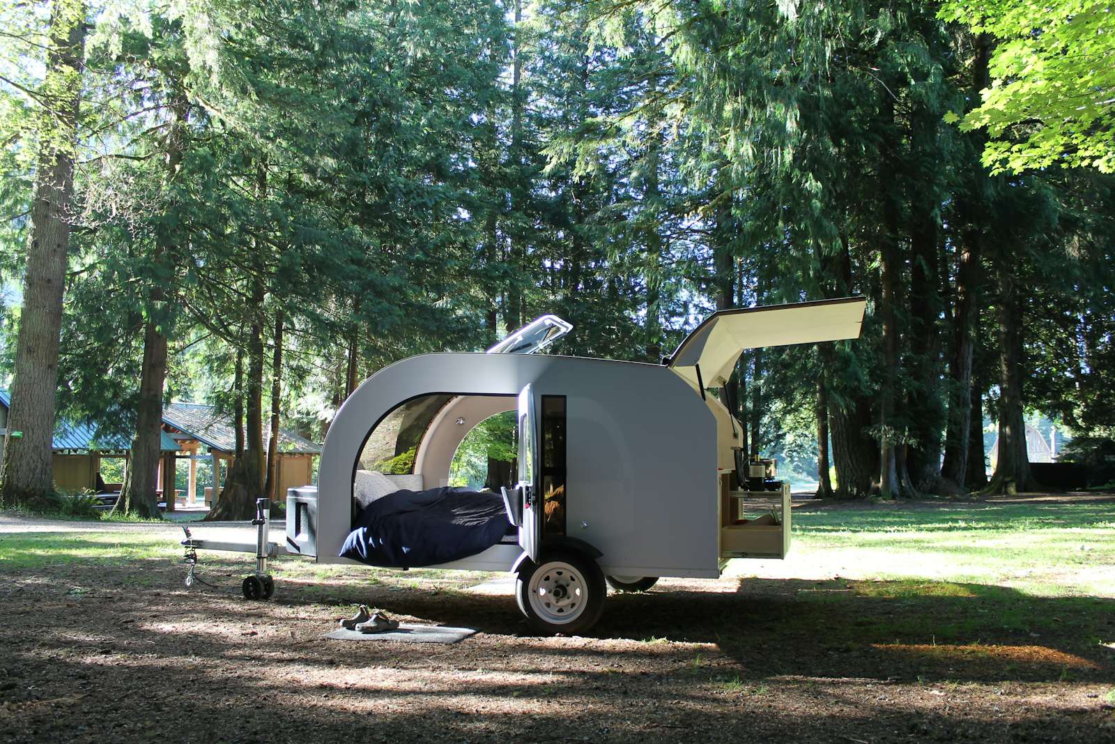 This Tiny Teardrop-Shaped Trailer Is Ready For Big Adventures - Dwell