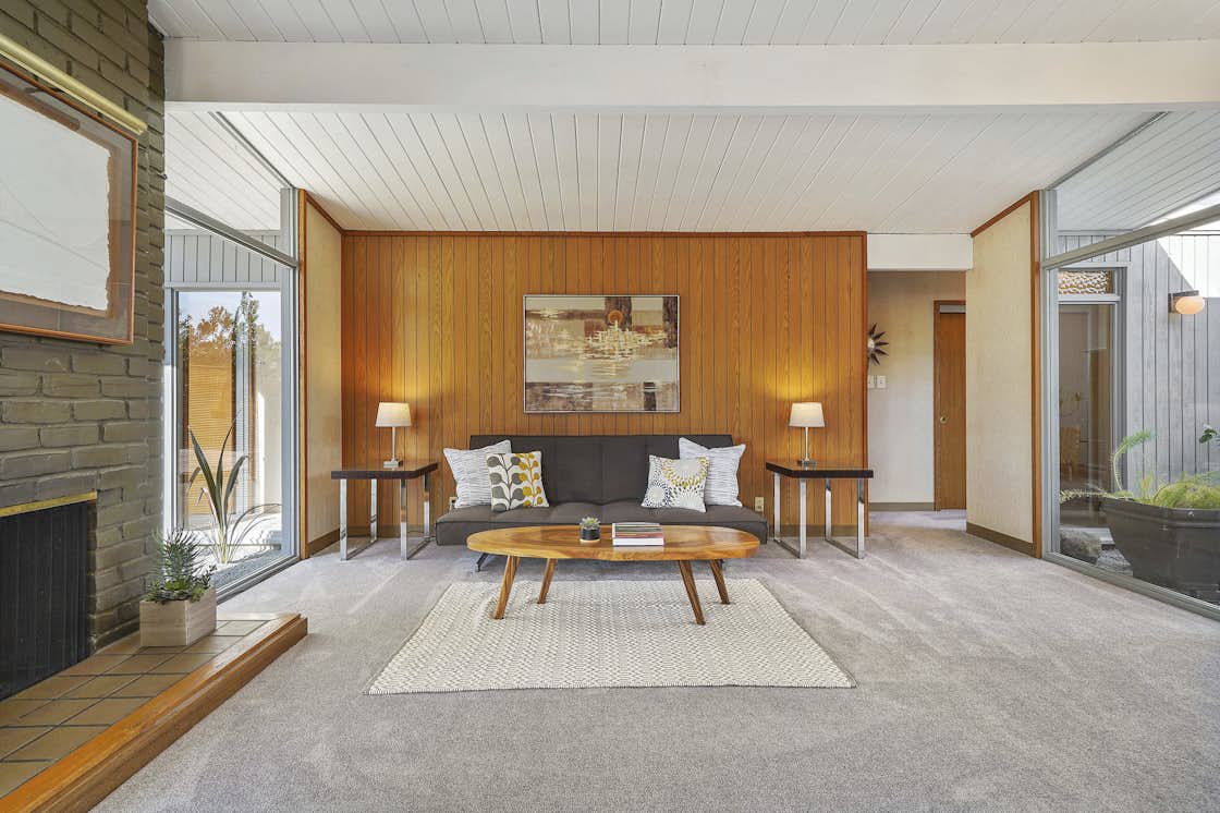 A Tastefully Expanded Eichler in the Bay Area Asks $1.2M - Dwell