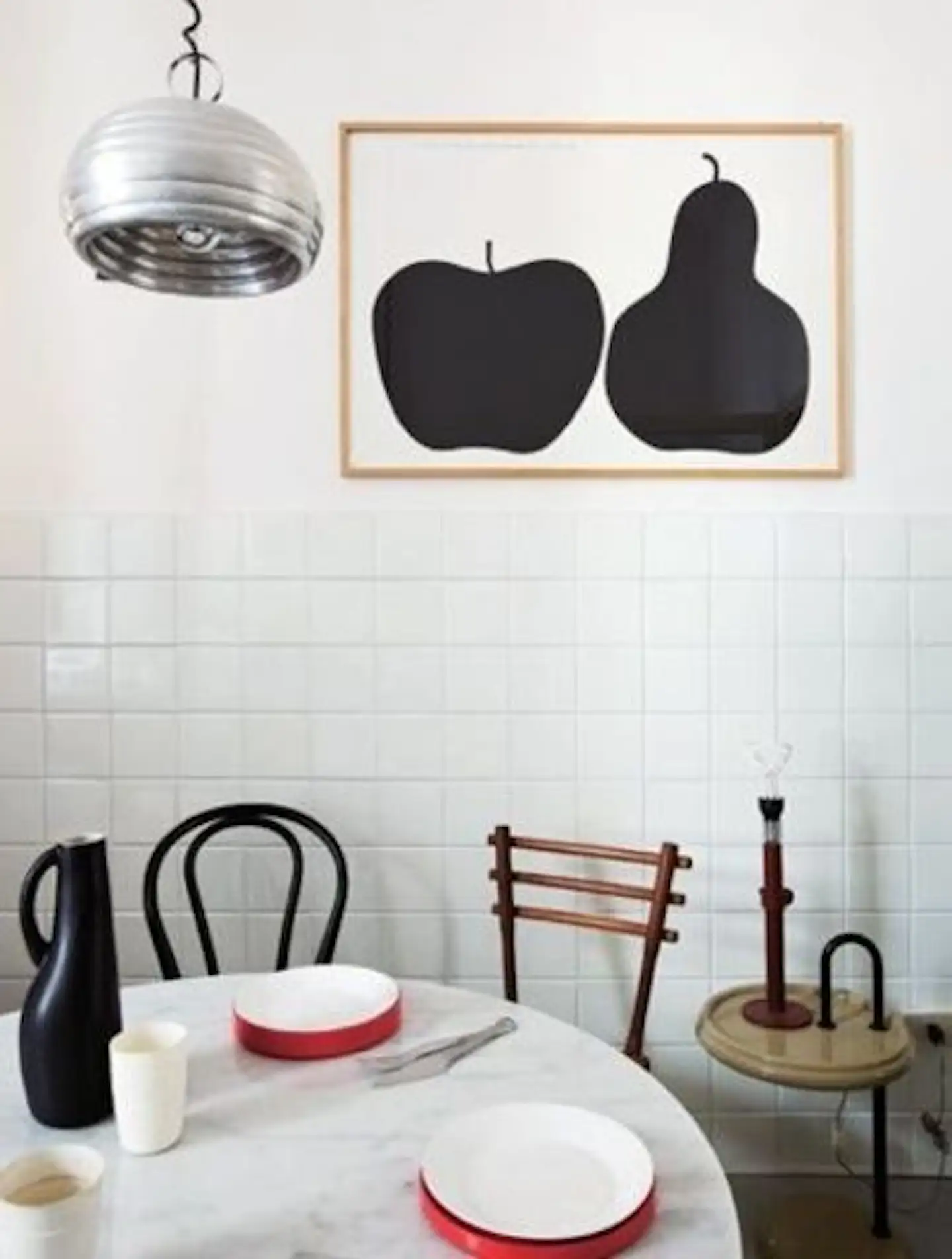 Enzo Mari: The Apple and The Pear Poster - Dwell
