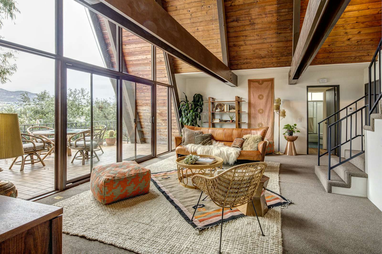 Photo 5 of 10 in A Modified A-Frame Overlooking Los Angeles Starts at ...