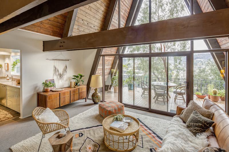 A Modified A-Frame Overlooking Los Angeles Starts at $699K - Dwell