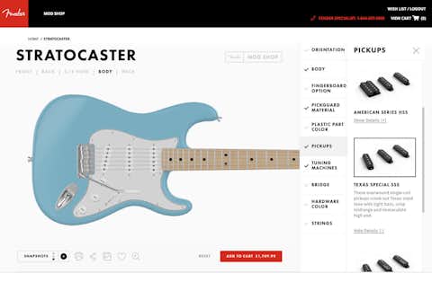 Fender's Mod Shop Lets You Build Your Own Modern Classic - Dwell