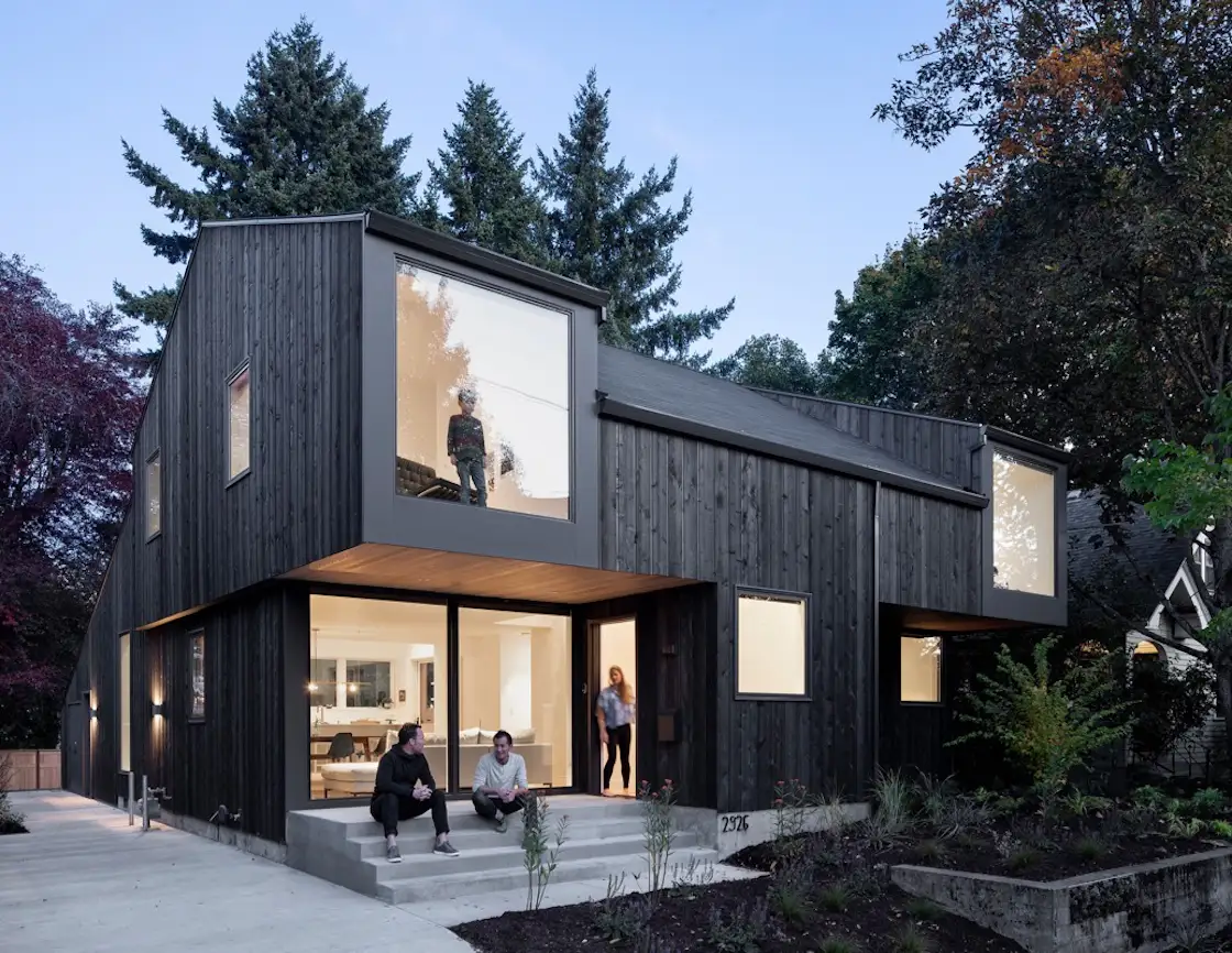 Exterior House Saltbox Roofline Design Photos and Ideas - Dwell