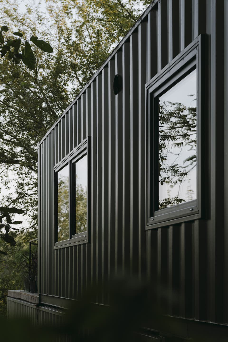 Photo 12 of 14 in Two Shipping Containers Form a Cozy Live/Work Cabin ...