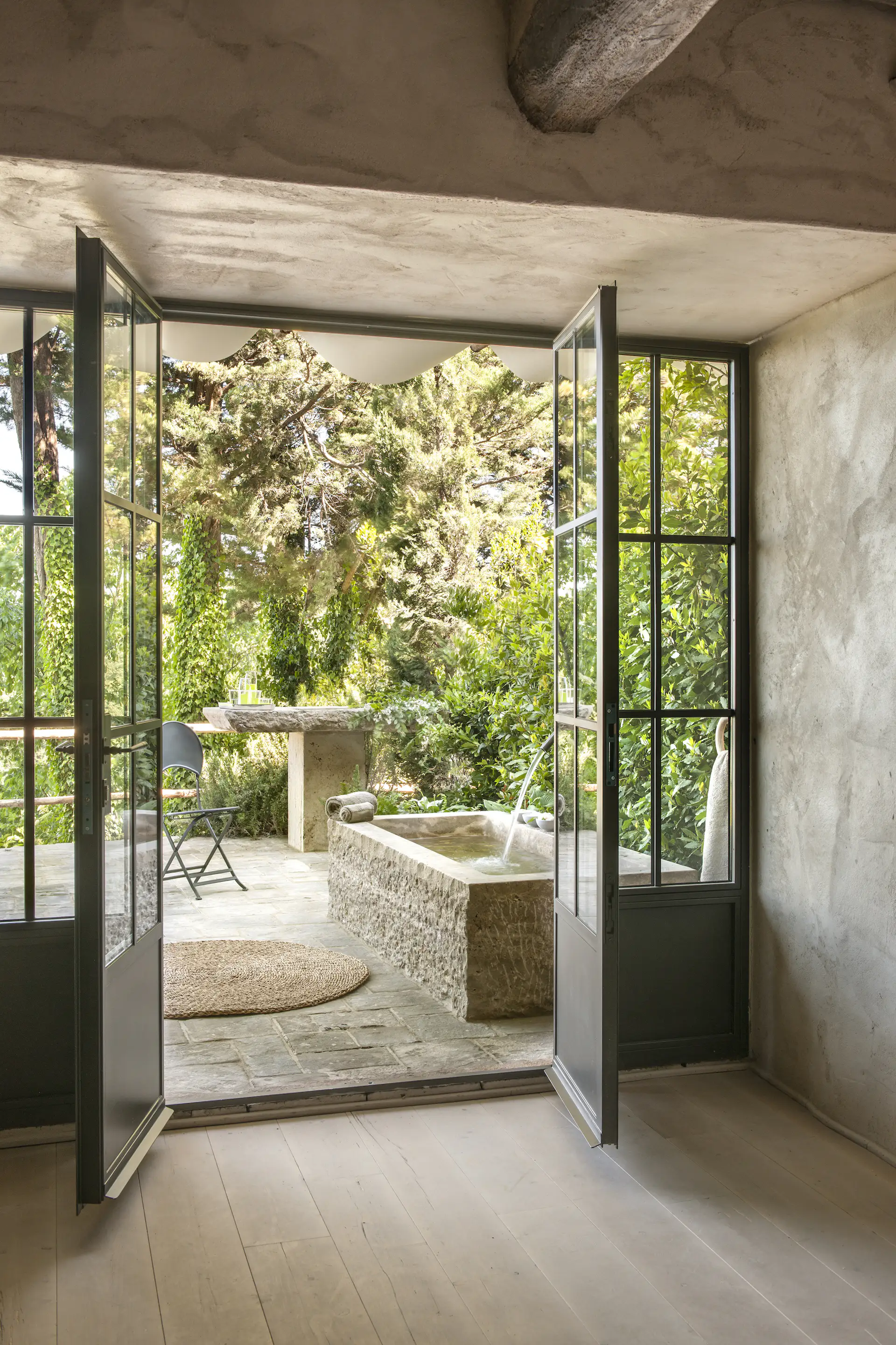 Photo 4 of 9 in A Tree-Filled Spa That Brings Warm Modernism to a 900 ...