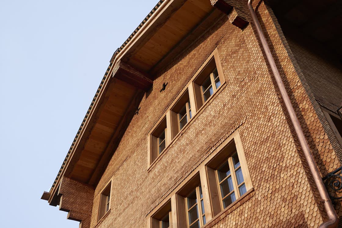 Photo 2 of 13 in A Renovated Pagan House in the Swiss Alps Puts Guests ...