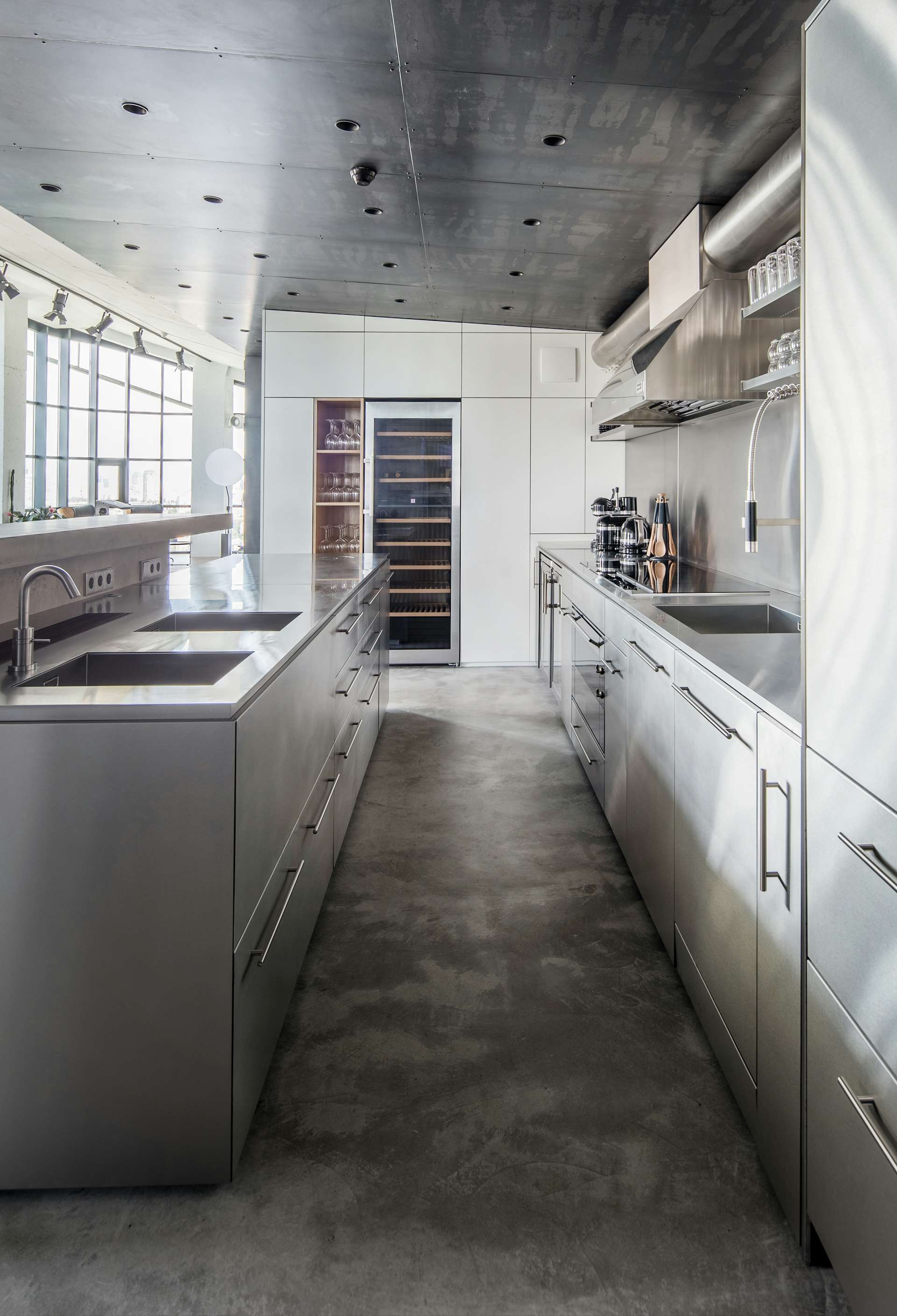 Heavy Metal: 15 Kitchens That Rock Metal Cabinets - Dwell