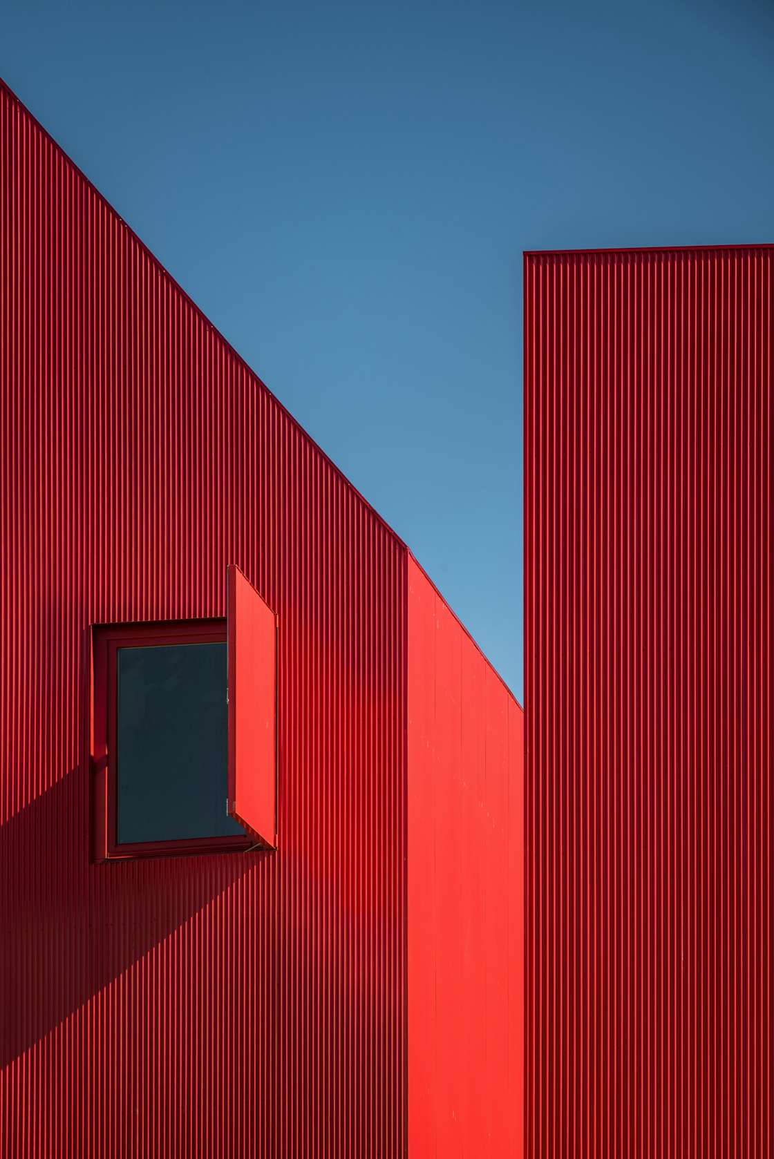 Photo 6 of 15 in A Fiery-Red Home Sizzles With Simplistic, Modern ...