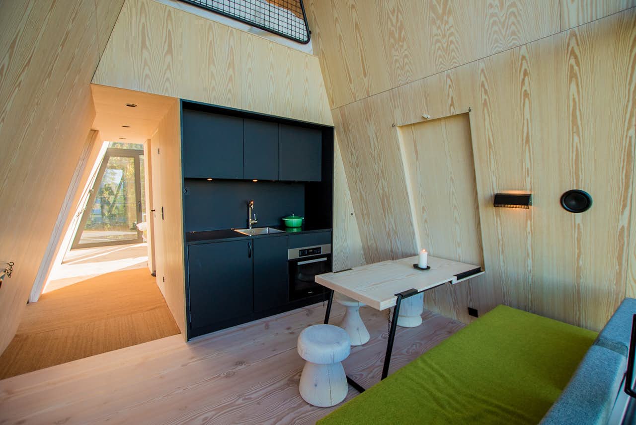 Photo 1 of 14 in These Nordic A-Frame Cabins Offer Thrilling Treetop ...