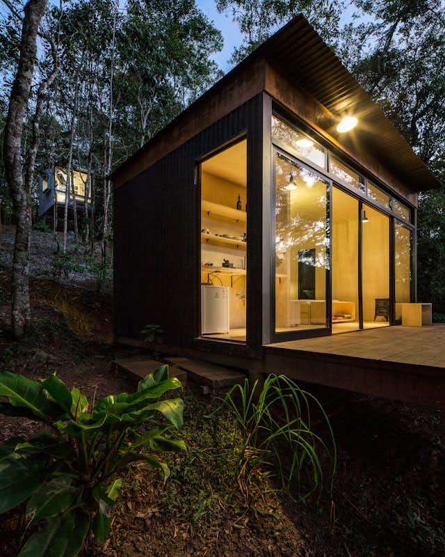 Photo 1 of 15 in This Secluded Micro Cabin Perches Lightly in the ...