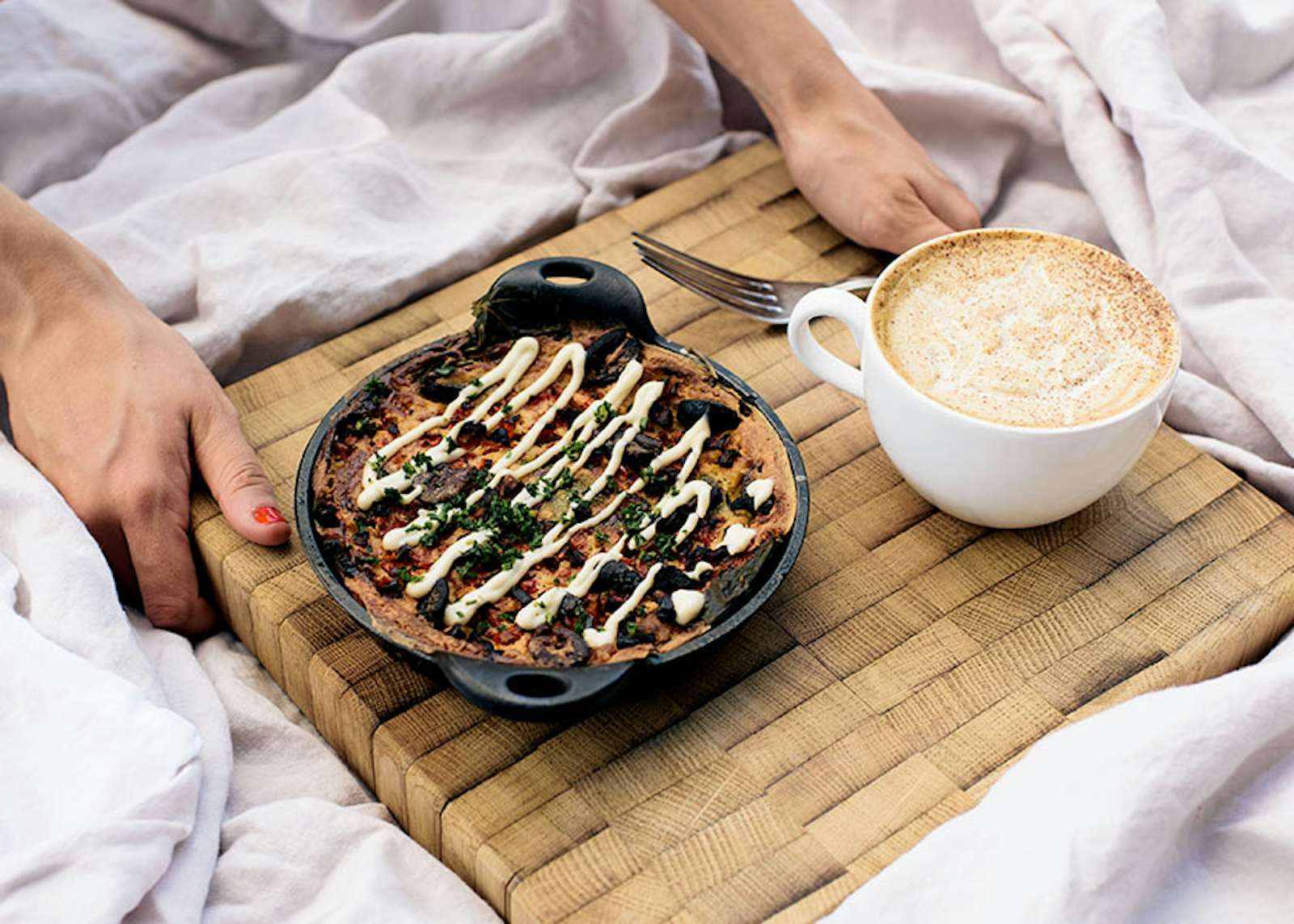 Breakfast in Bed: Greek Socca, by Café Gratitude - Dwell