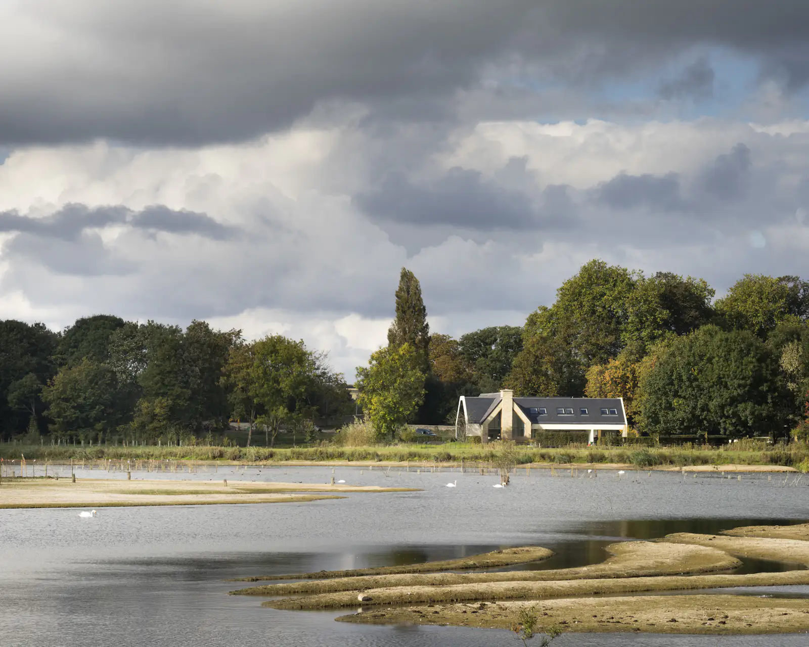The Old Barn Worton Farm Modern Home by Waind Gohil + Potter on Dwell