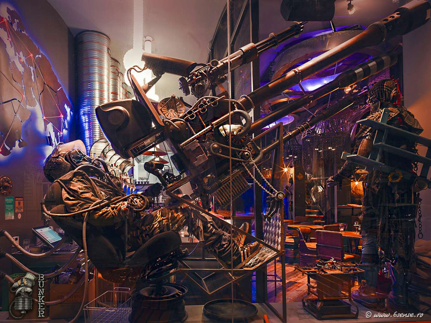 Photo 2 of 37 in BUNKER, Post-apocalyptic themed bar - Dwell