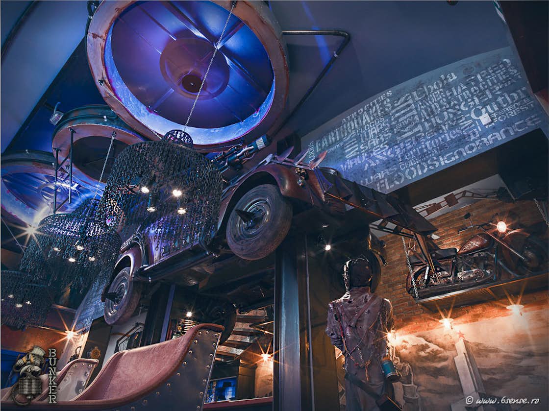 Photo 5 of 37 in BUNKER, Post-apocalyptic themed bar - Dwell