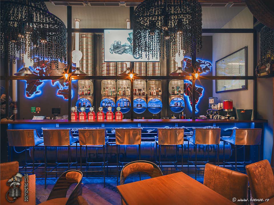 Photo 5 of 37 in BUNKER, Post-apocalyptic themed bar - Dwell