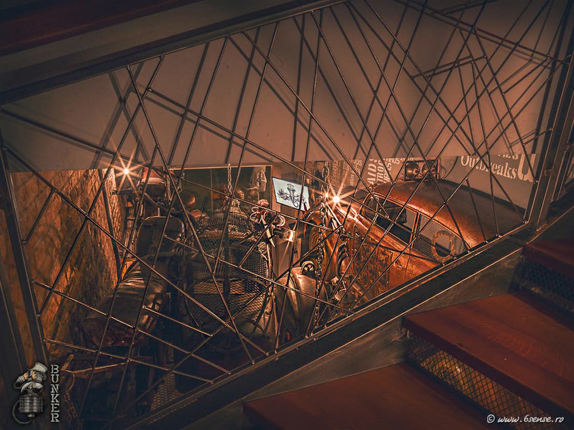 Photo 13 of 37 in BUNKER, Post-apocalyptic themed bar - Dwell