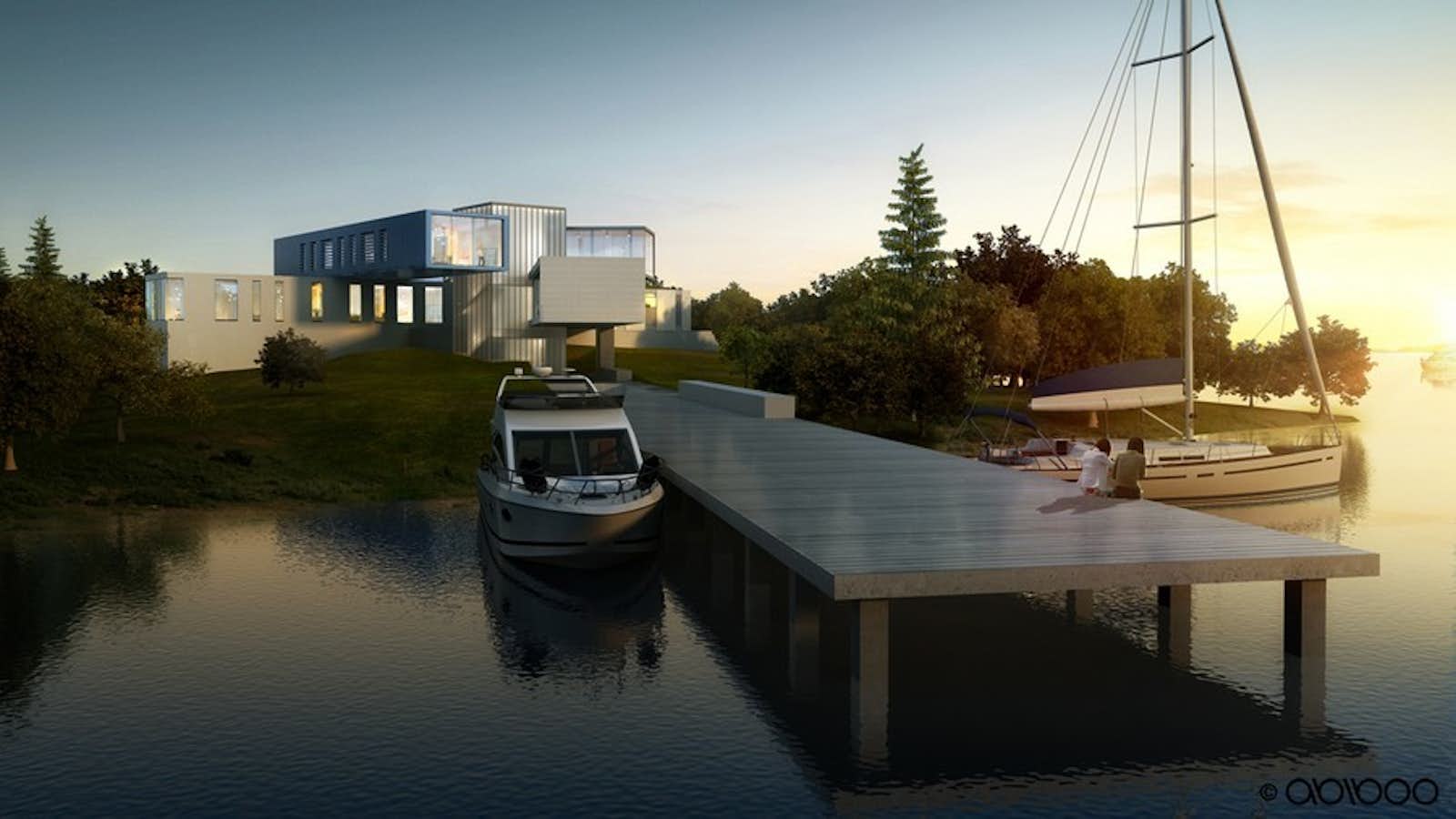 Photo 1 of 12 in 10 Beautiful Island-Style Shipping Container Homes - Dwell