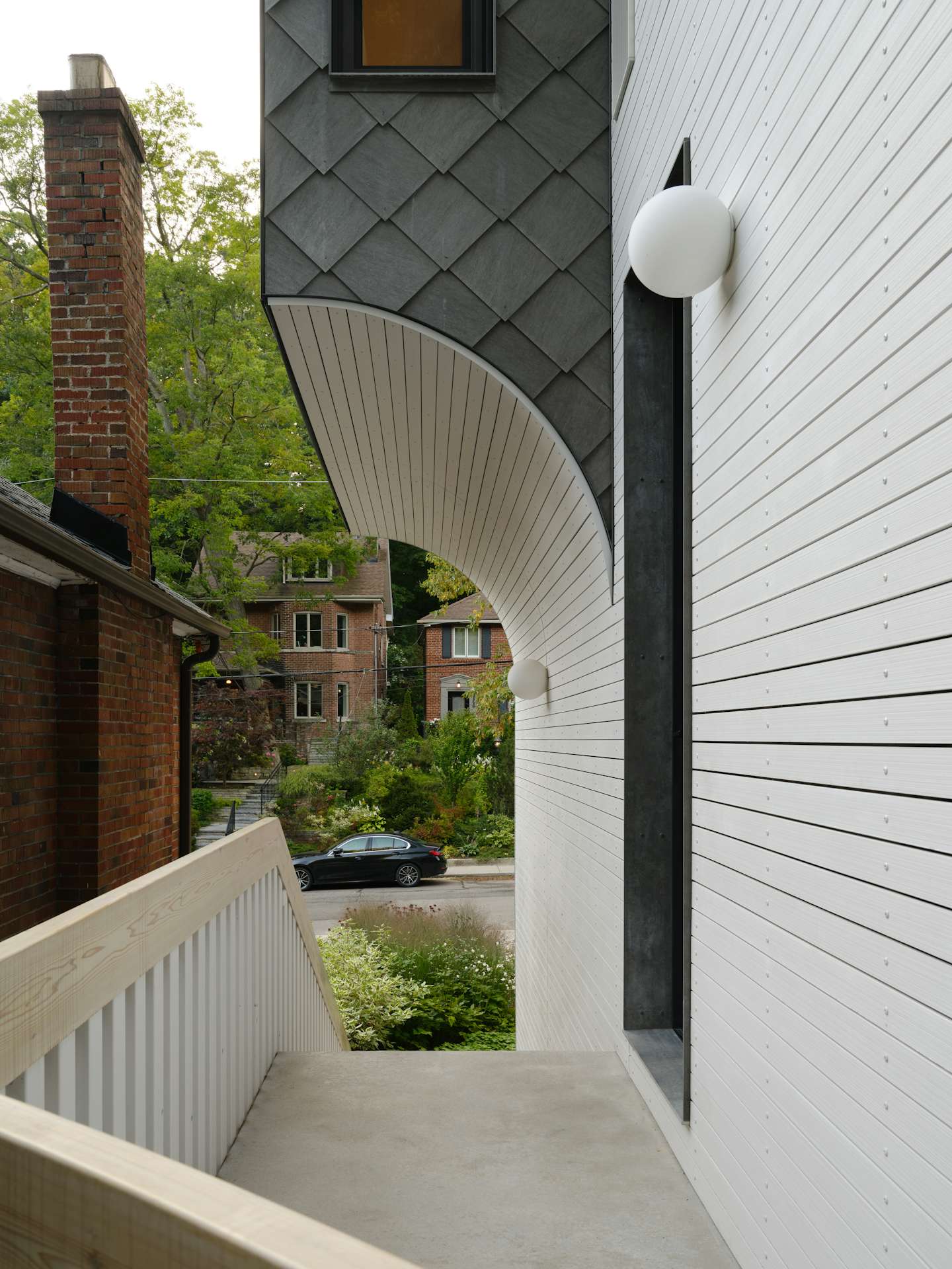 Photo 6 of 10 in How They Pulled It Off: An Asymmetrical Facade Clad in ...