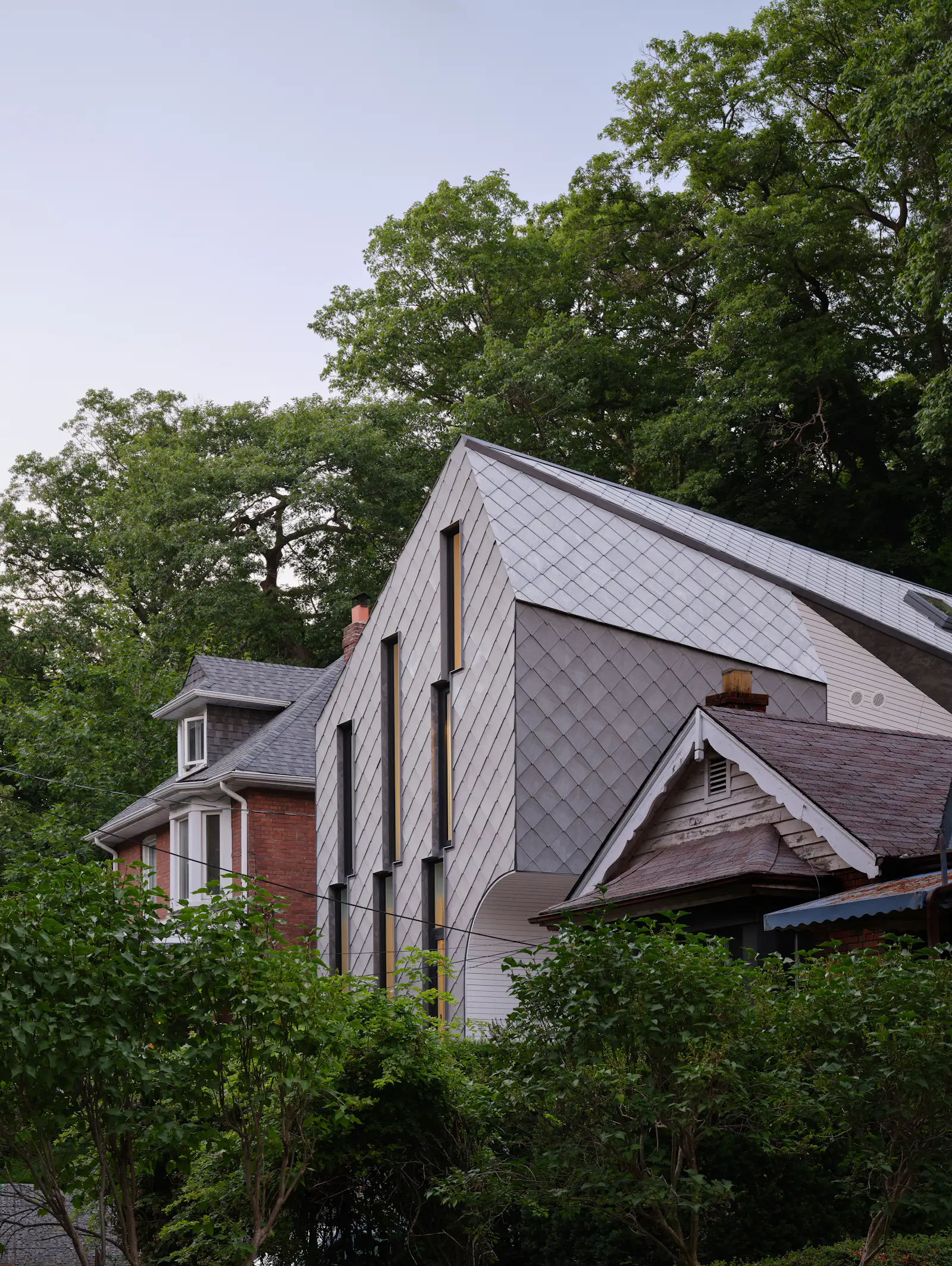 Photo 4 of 10 in How They Pulled It Off: An Asymmetrical Facade Clad in ...