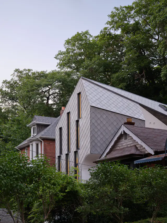 Photo 4 of 10 in How They Pulled It Off: An Asymmetrical Facade Clad in ...