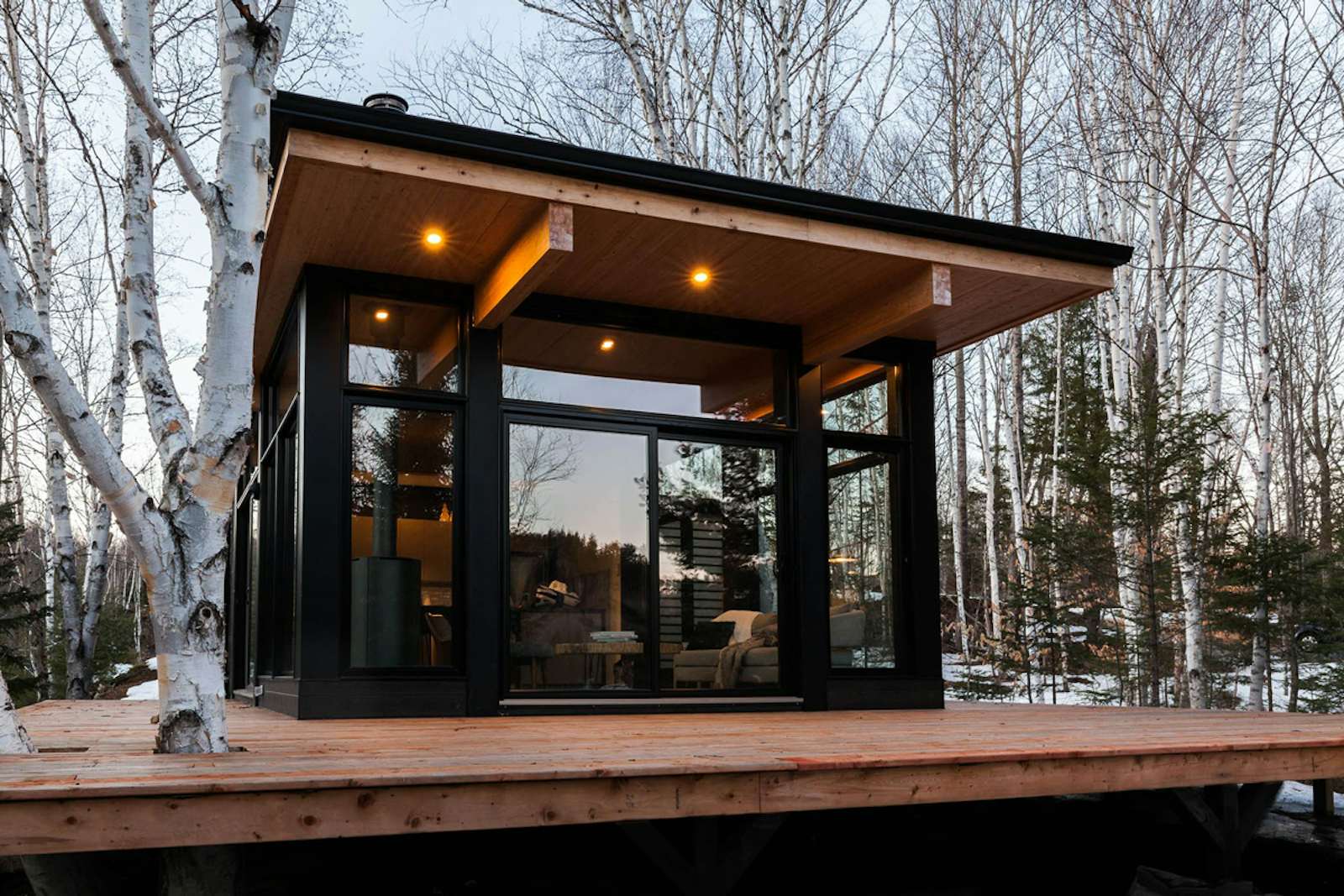 Photo 1 of 12 in 12 Stunning Glass Cabins You Can Rent Right Now for a ...