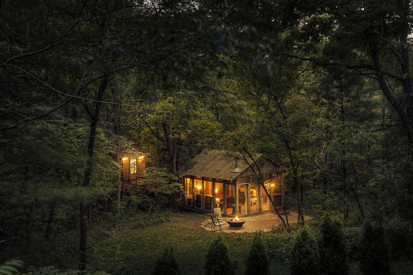 Photo 2 of 12 in 12 Stunning Glass Cabins You Can Rent Right Now for a ...