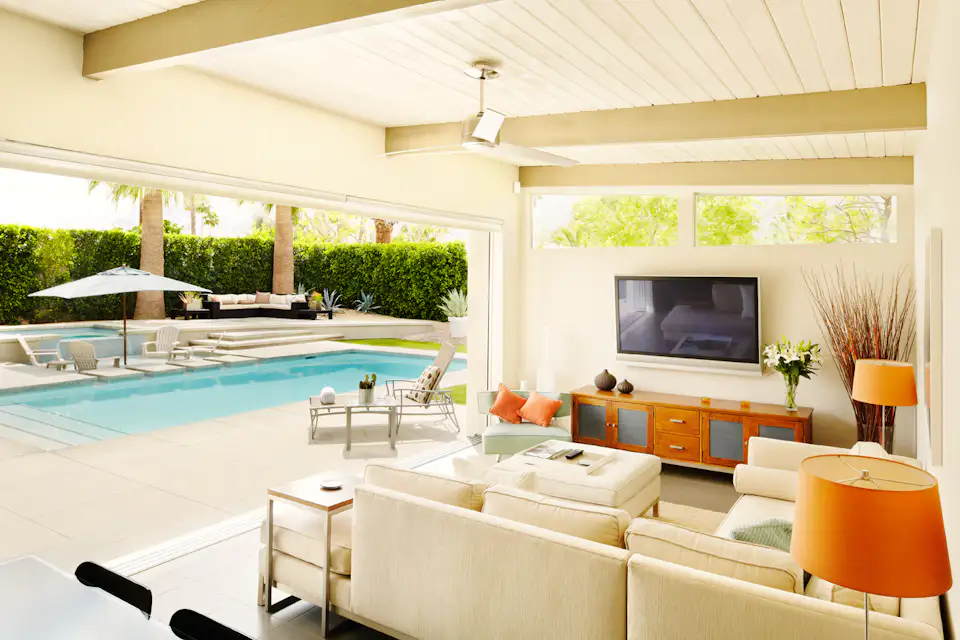 Waters Edge. Private Meiselman Mid-Century Modern with Views and ...