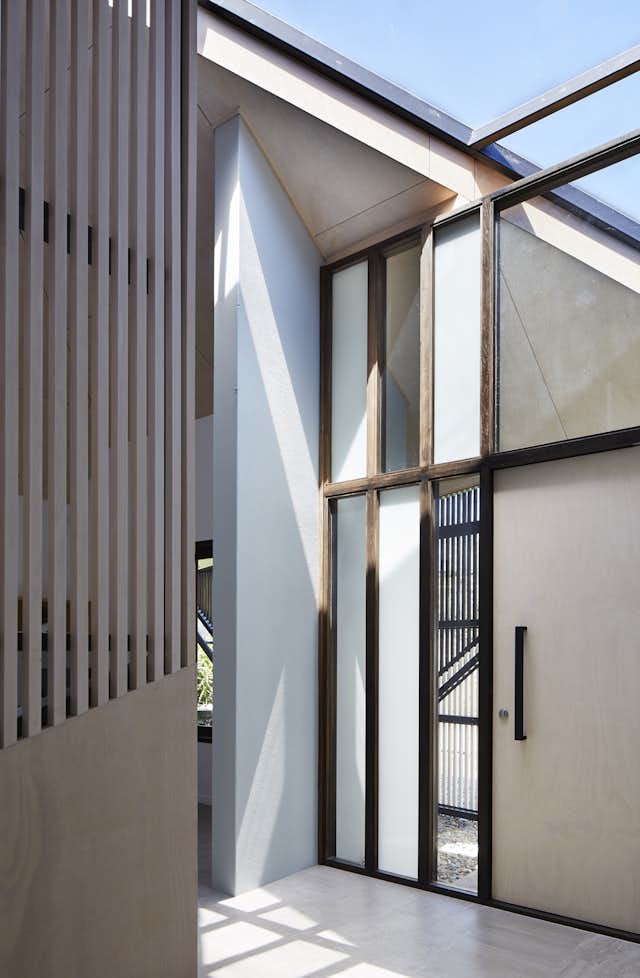 Photo 3 of 12 in An Edgy Slatted Facade Conceals a Striking Indoor ...