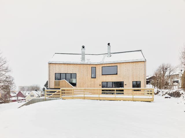 Photo 1 of 8 in A Split-Level Cabin in Norway Is a Cozy Family Hub from ...