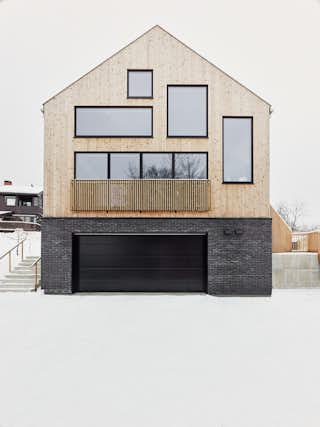 Photo 2 of 8 in A Split-Level Cabin in Norway Is a Cozy Family Hub - Dwell