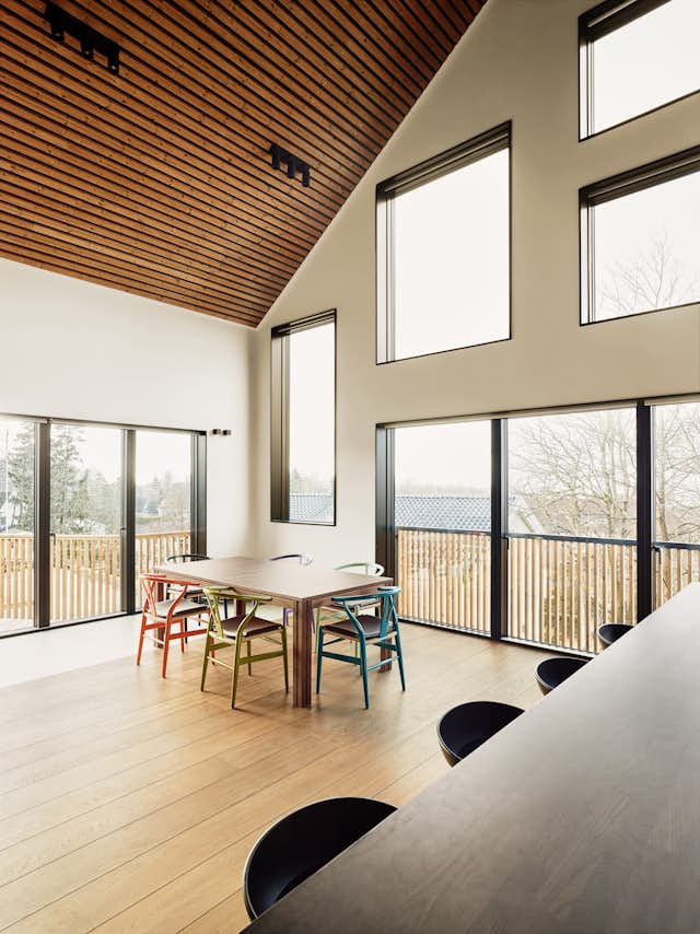 Photo 5 of 8 in A Split-Level Cabin in Norway Is a Cozy Family Hub - Dwell