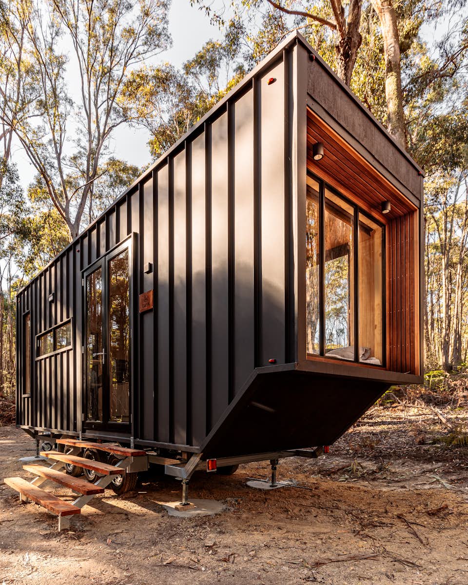 Photo 3 of 10 in Go Off-Grid in This Tiny Australian Cabin Made for ...