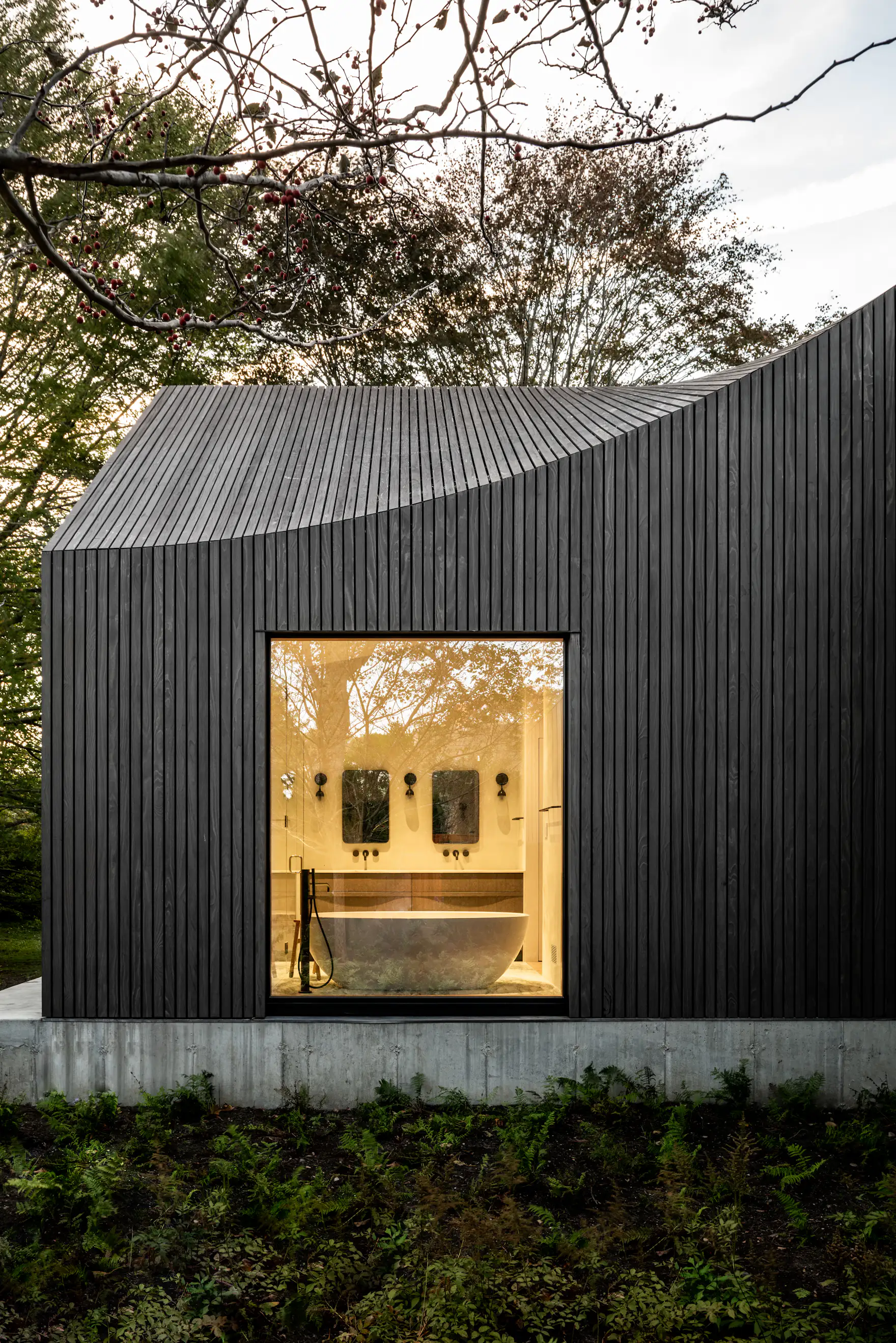 Photo 11 of 13 in An Undulating Roof Flows Across the Barn-Like Modules ...