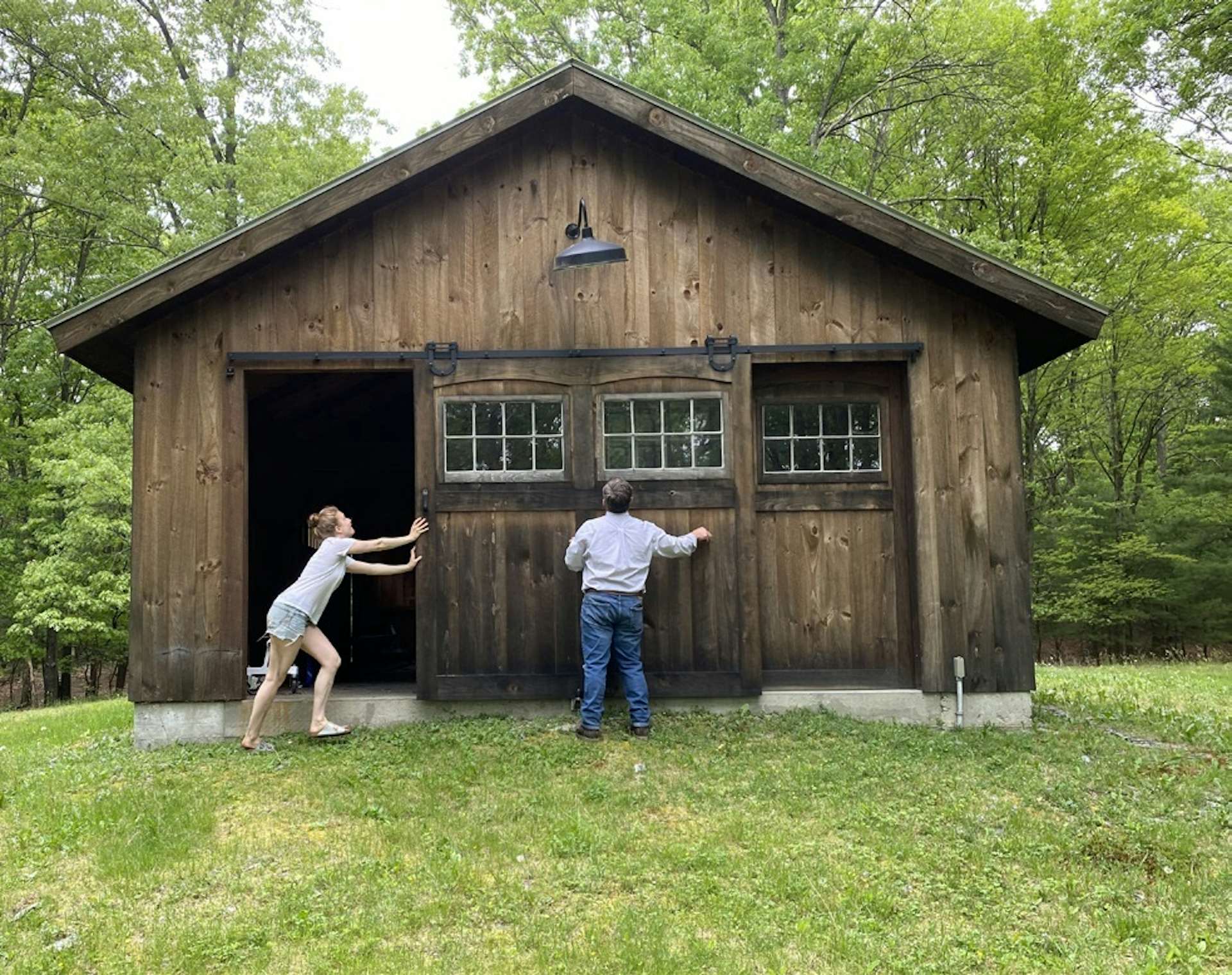 Photo 3 of 16 in Before & After: A Couple Turn a Bare-Bones Barn Into ...