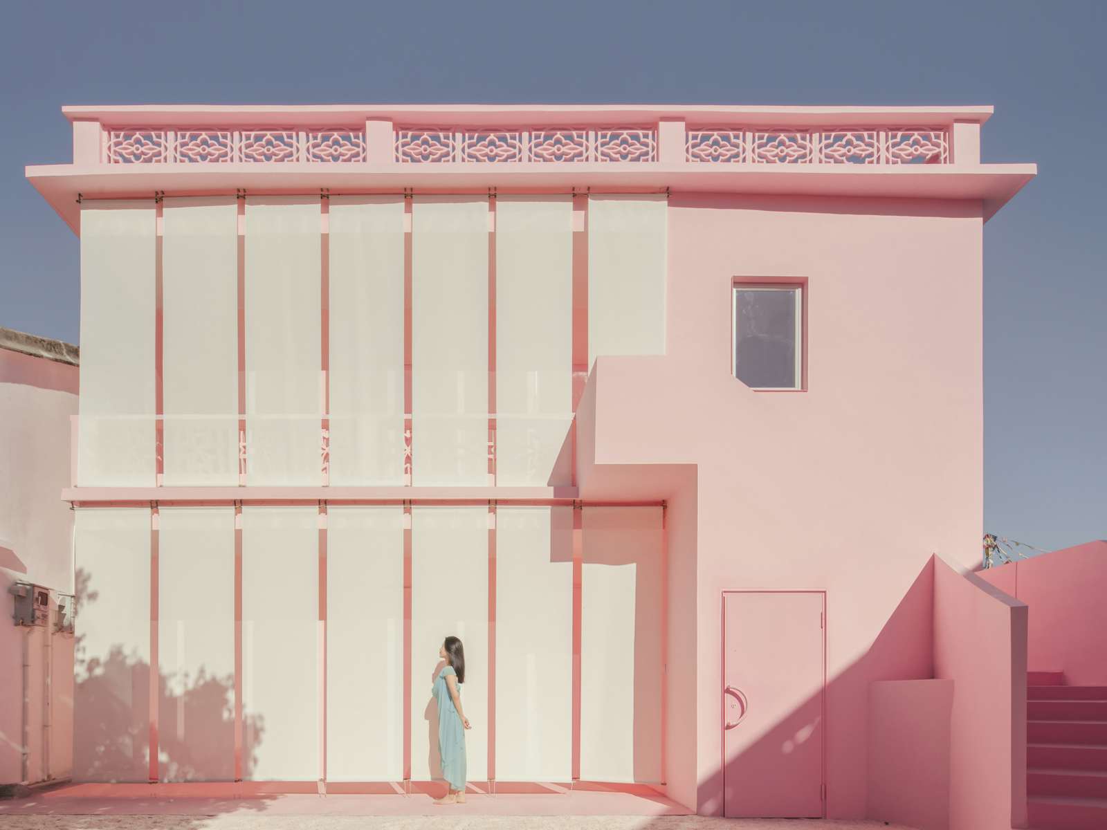 Photo 13 of 17 in These Pink and Blue Homes Use Gender as a Metaphor ...