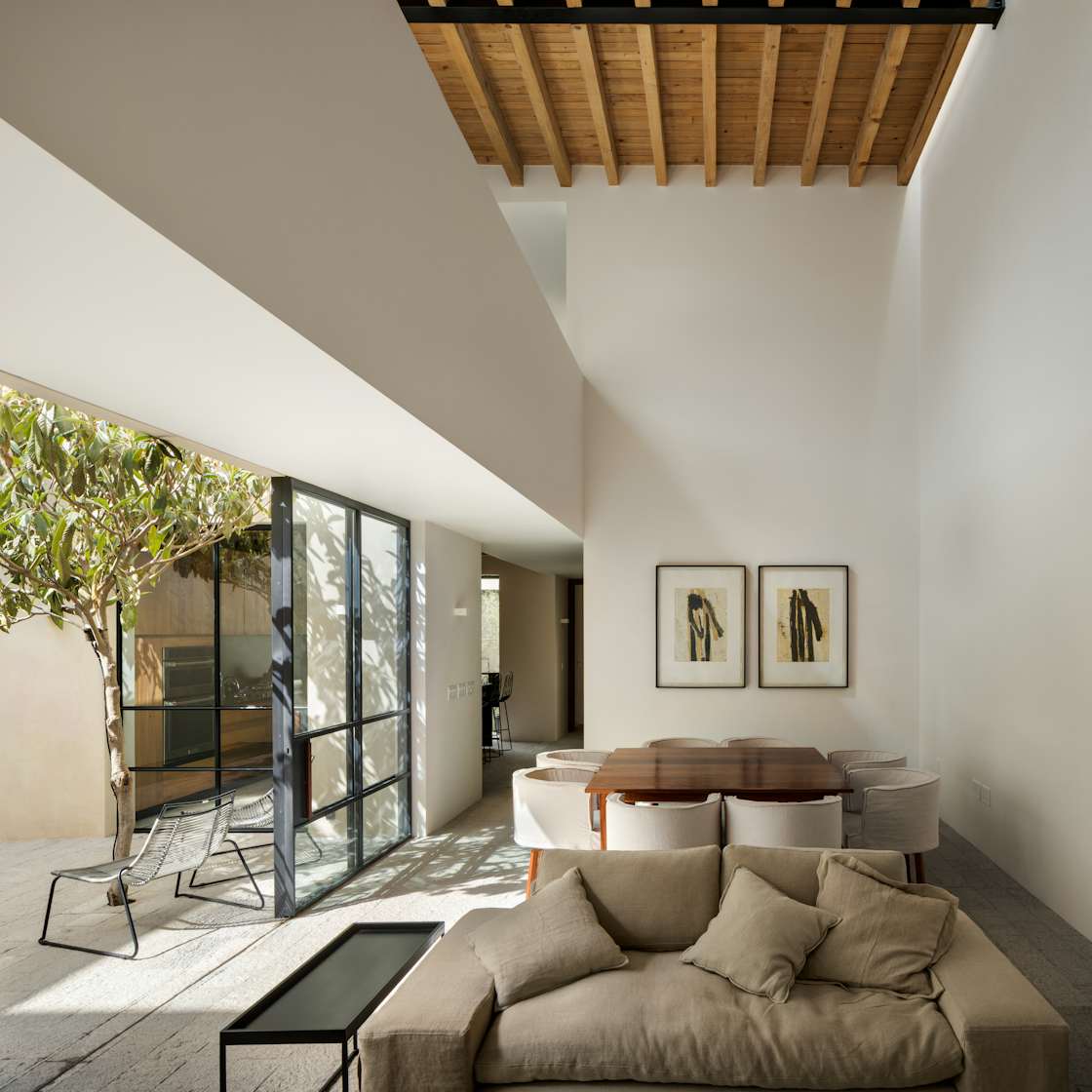 Photo 10 of 13 in Muted Tones Mingle With Light and Shadows to Form a ...