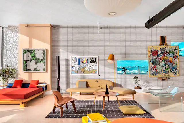Photo 3 of 20 in The 10 Most Colorful Homes of 2021 from An Artist’s ...