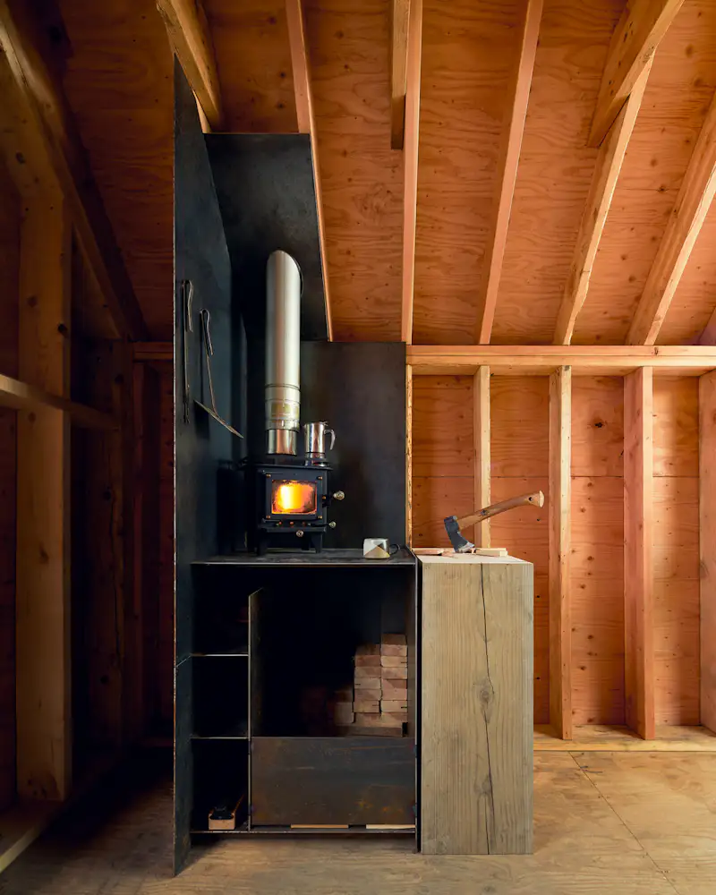 Photo 4 of 12 in The Site Shack Is a Tiny Prefab Cabin That Sets Up ...