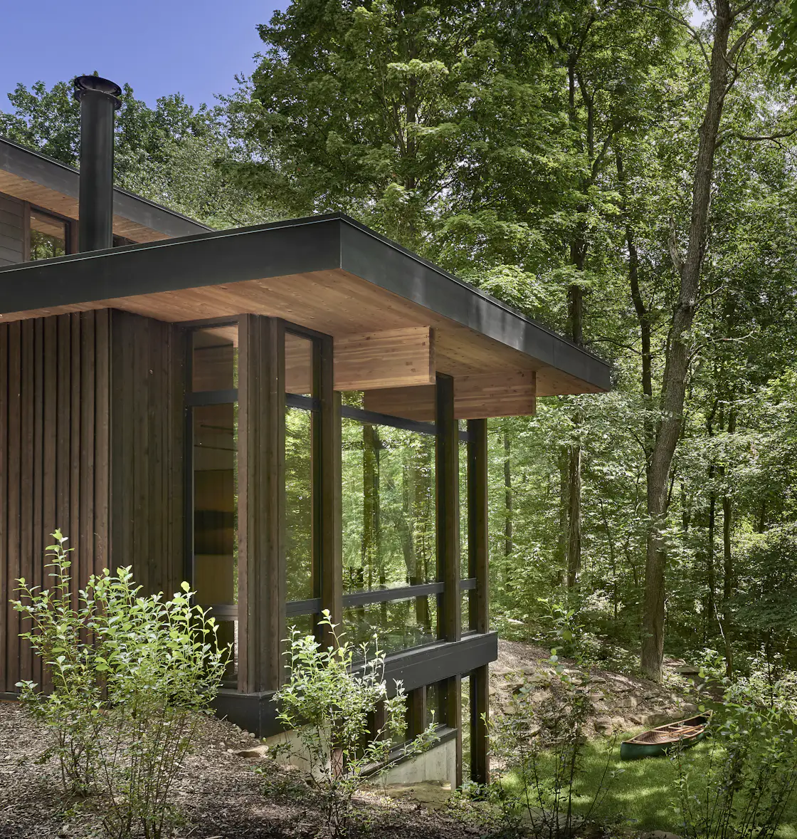 Photo 15 of 15 in A Matte Black Cabin Strikes the Perfect Balance ...
