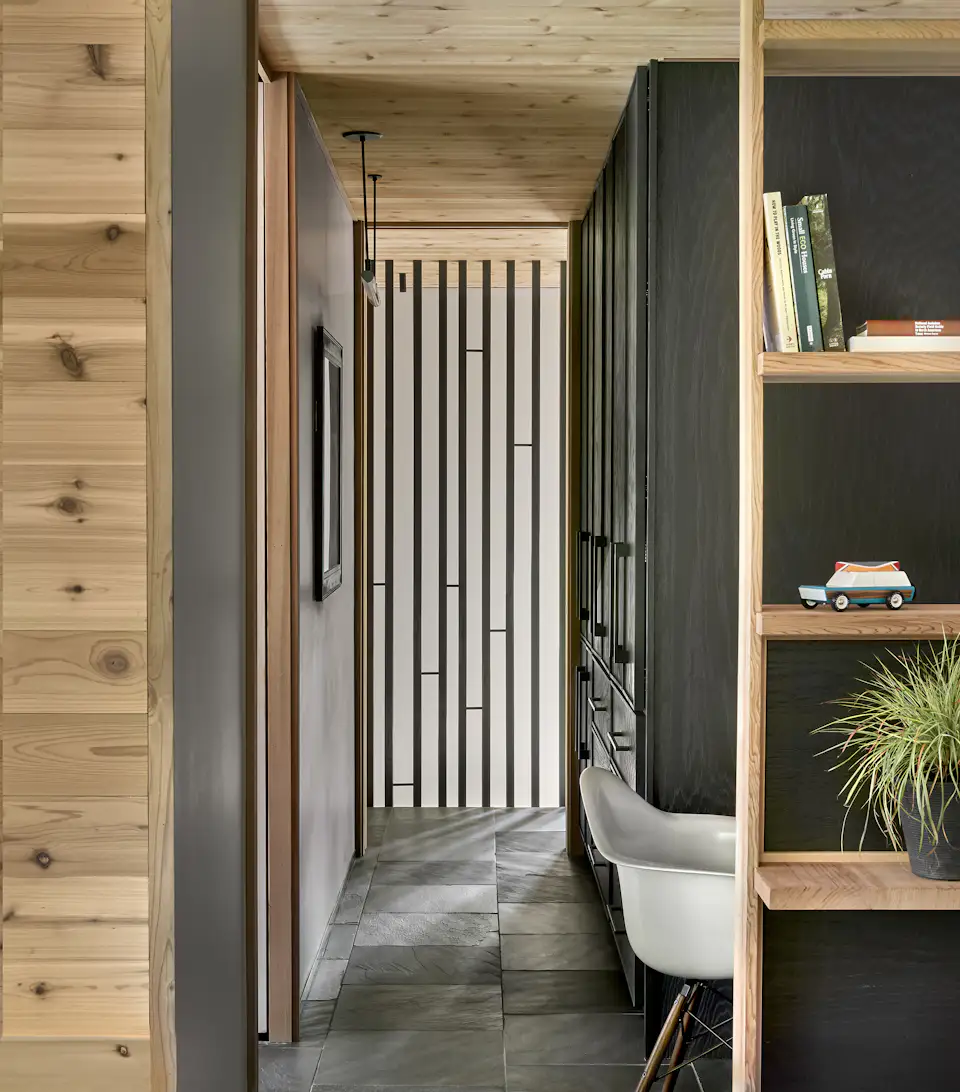 Photo 7 of 15 in A Matte Black Cabin Strikes the Perfect Balance ...