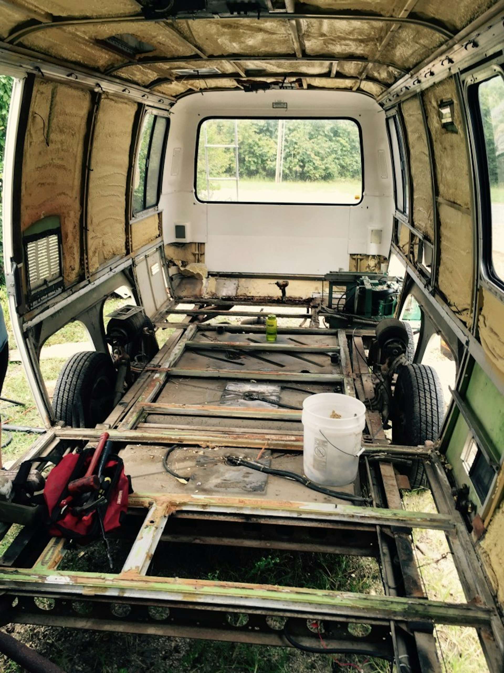 Two Carpenters Turn a 1976 GMC Motorhome Into a Woodsy Wonder on Wheels ...