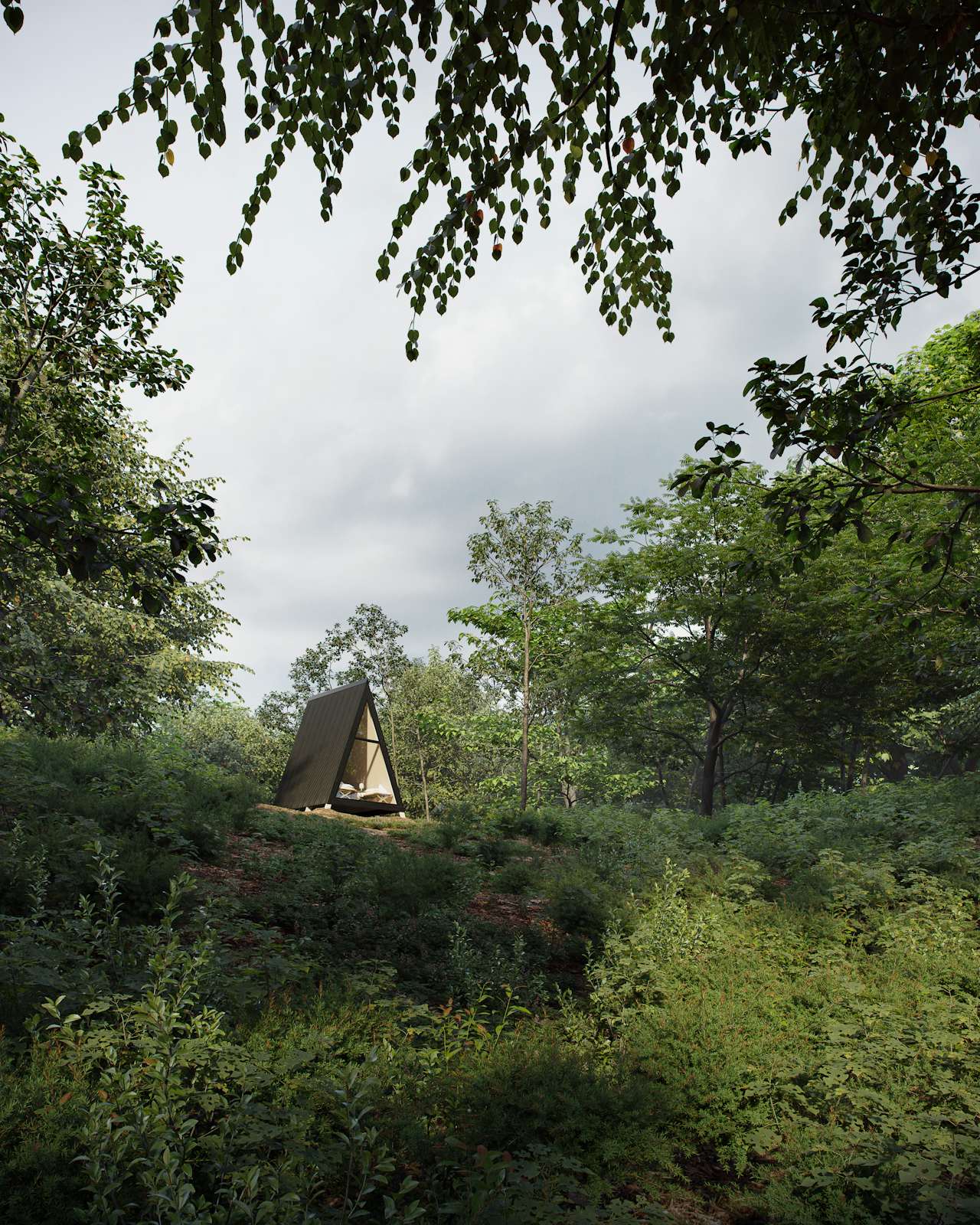 DIY A-Frame Cabin Kit by Den - Dwell