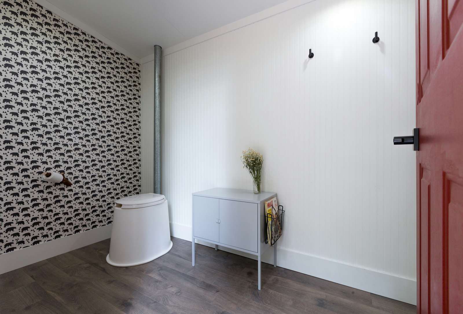 Photo 9 of 15 in DIY Project: How to Build Your Own Modern Outhouse ...