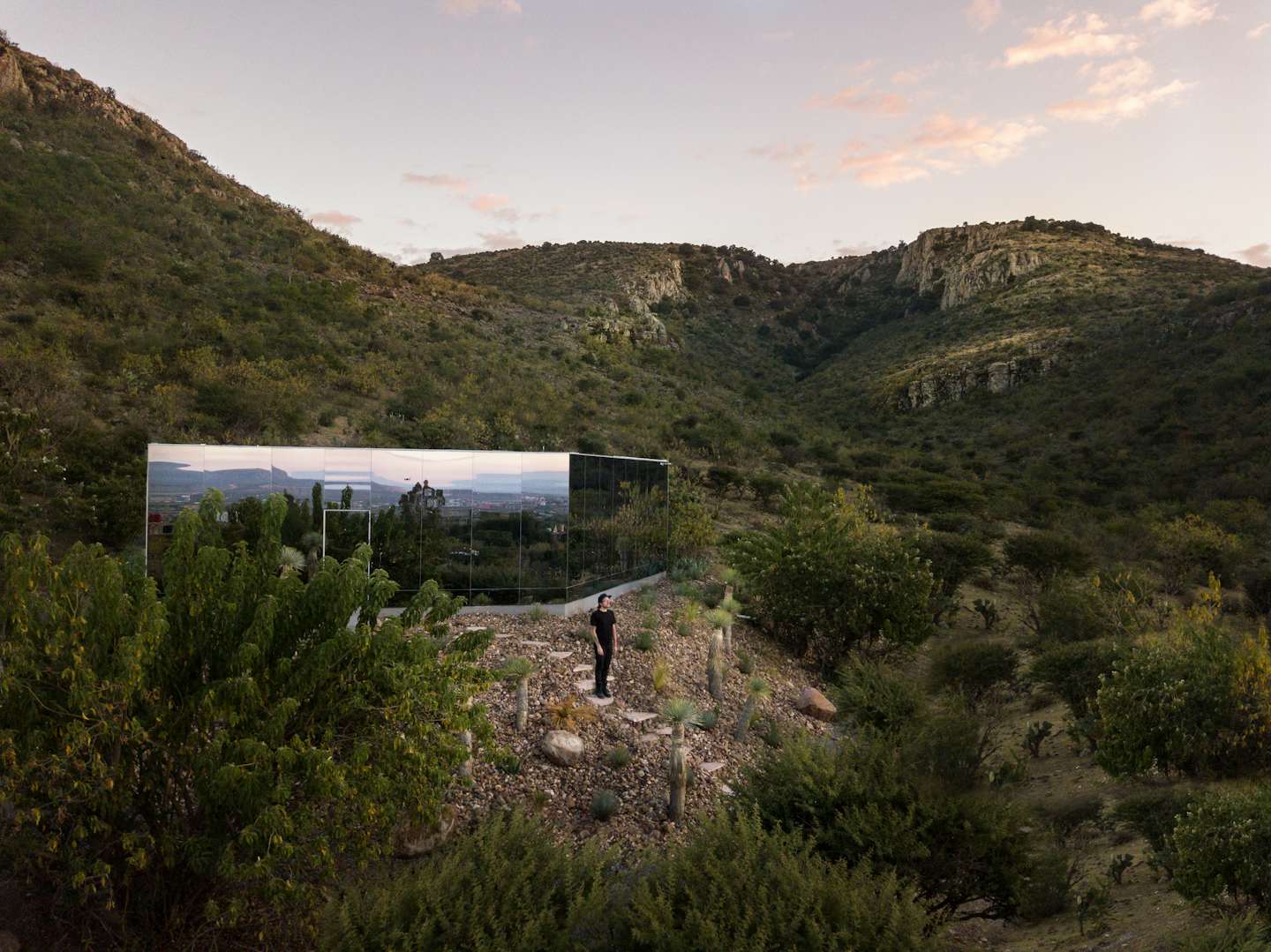 Photo 3 of 7 in A Mirrored Hideaway Rises on an Extinct Volcano in ...