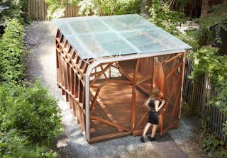 This Prefab Backyard Pavilion Mimics a Dragonfly's Wings - Dwell