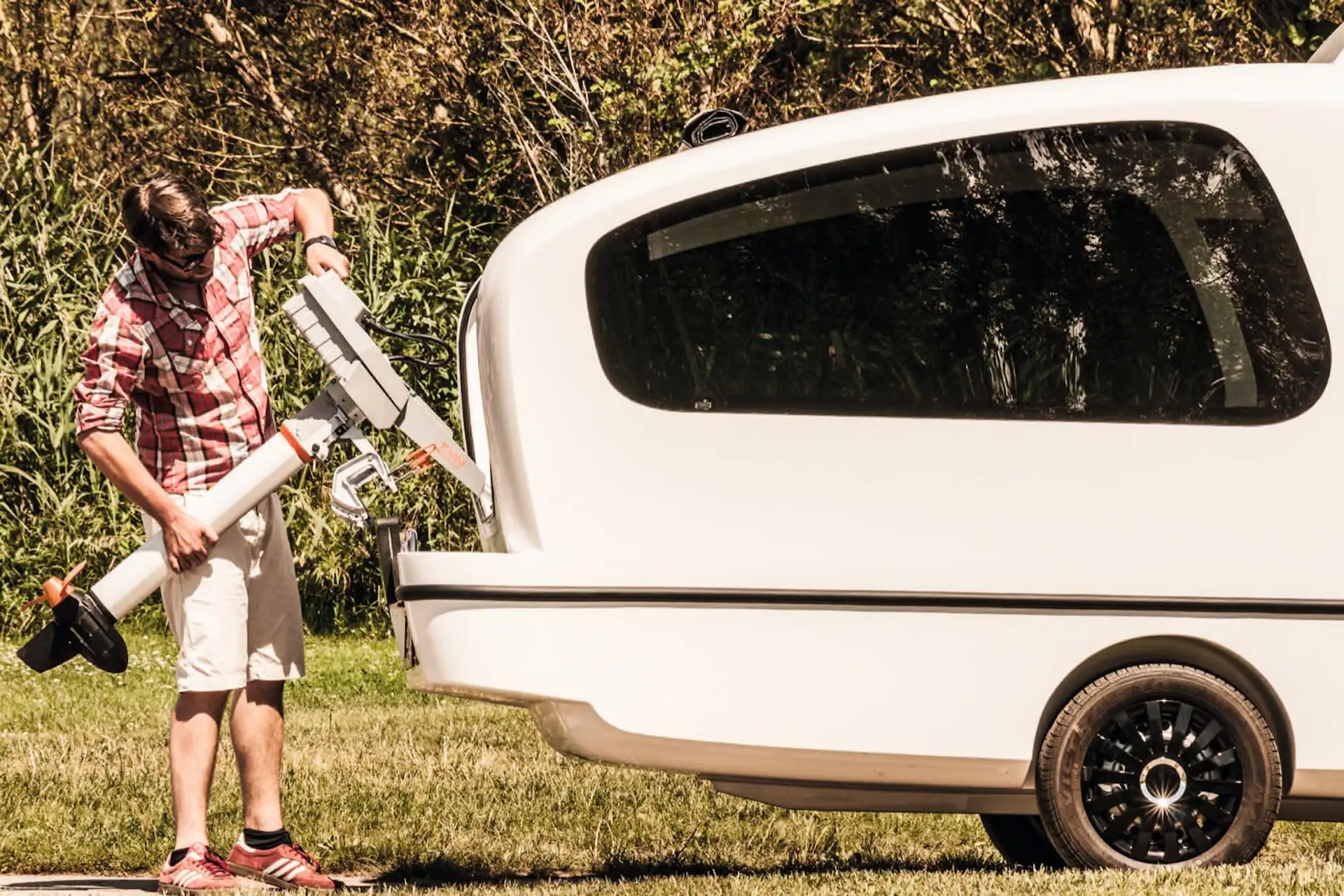 This Amphibious Tiny Camper Tackles Land and Sea For Just $20K - Dwell