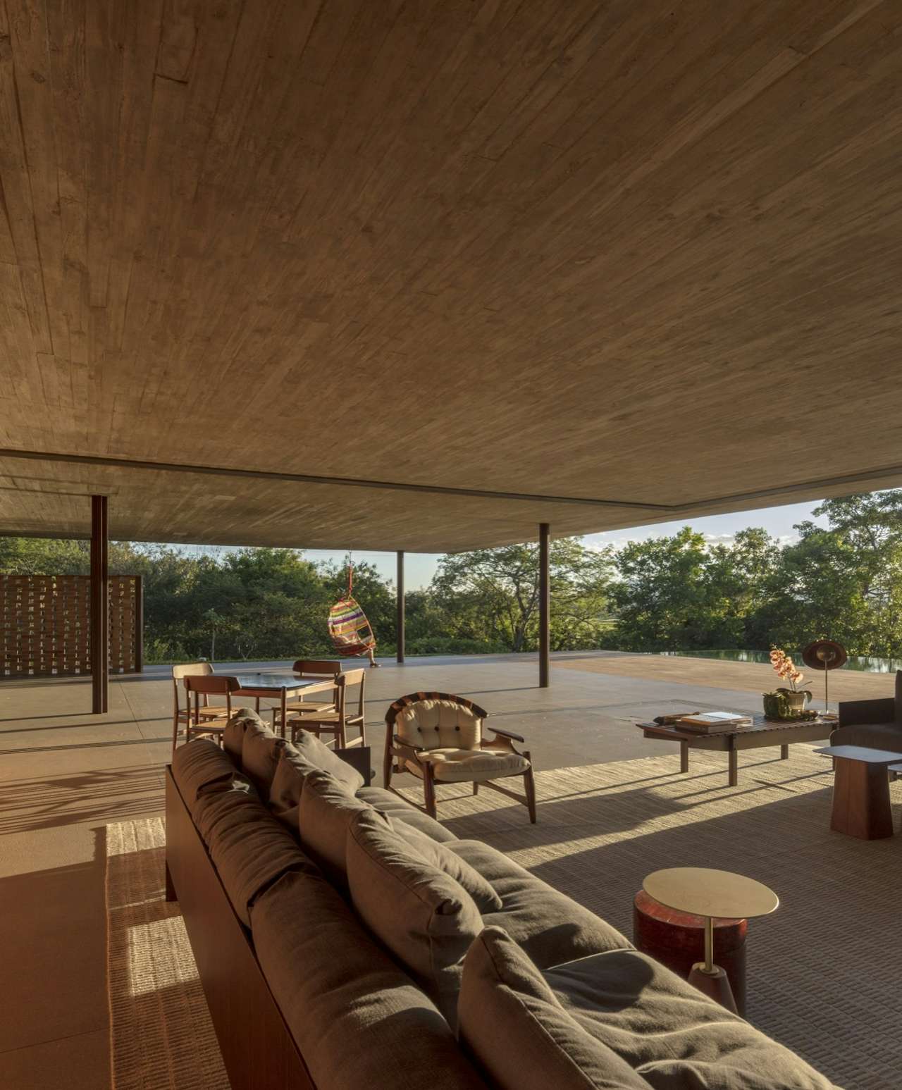 Photo 6 of 16 in An Expansive Grass Roof Tops This Modern Brazilian ...