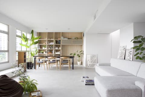 A Japanese-Inspired Flat in Singapore Embraces Flexible Spaces - Dwell